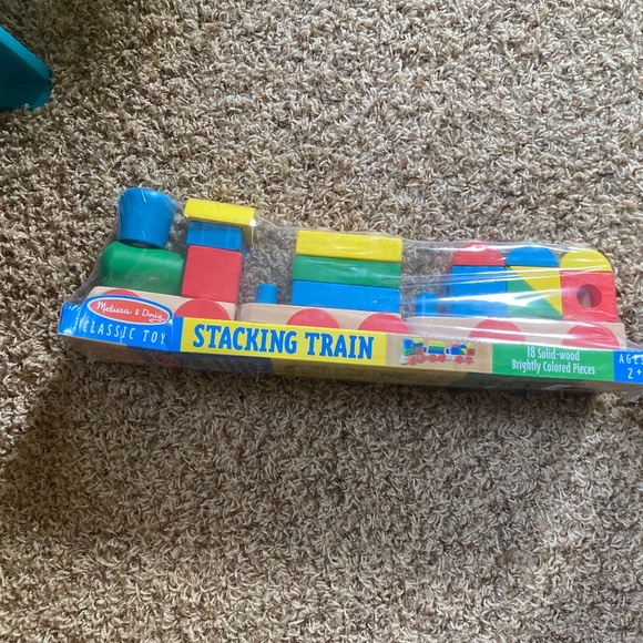 Toys | Melissa And Doug Stacking Train | Poshmark